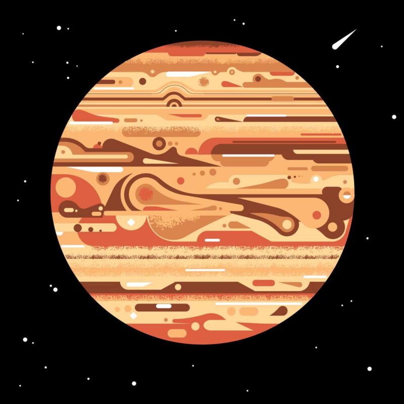IODIO, illustrazioni di Giove — Futuro Arcaico